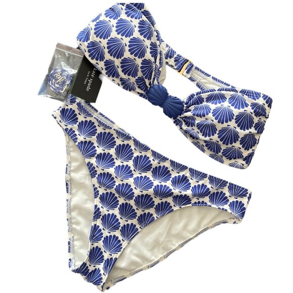 kate spade | Swim | Kate Spade New Blue Berry Sea Shell Bikini Swim ...